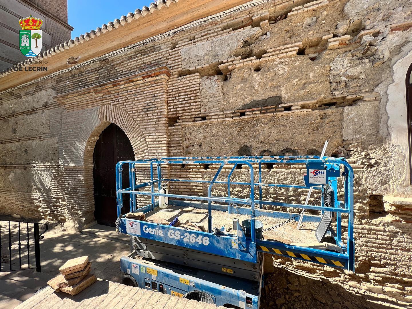 Obras iglesia de Béznar - Ayuntamiento de Lecrín